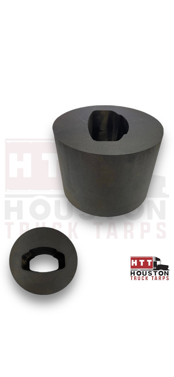 Rubber Bumper Centering Flange For Oval Arms – Houston Truck Tarps