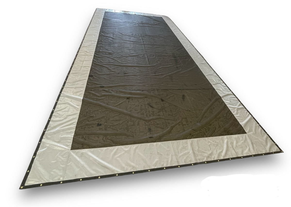 Custom Mesh in the Middle And Vynil Edges – Houston Truck Tarps
