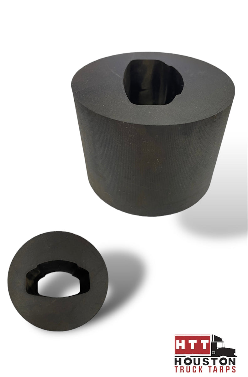 Rubber Bumper Centering Flange For Oval Arms – Houston Truck Tarps