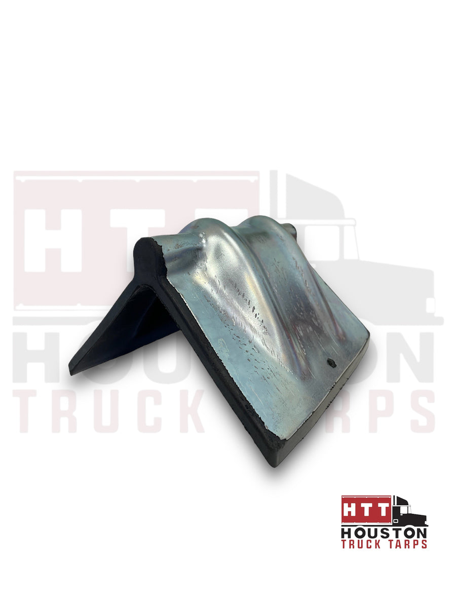 4” Steel Metal Edge Protector With Rubber Back – Houston Truck Tarps