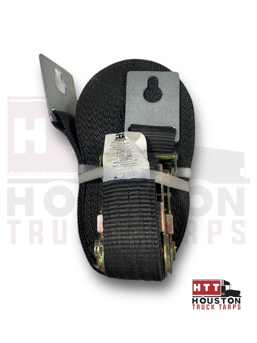 Ridge Strap 2” x 45’ With Flat Plate – Houston Truck Tarps