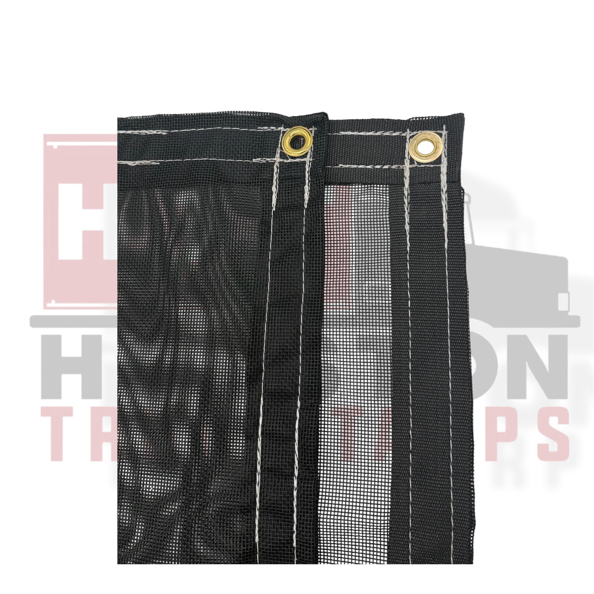 12' X 30' 10-OZ BLACK MESH TARP – Houston Truck Tarps