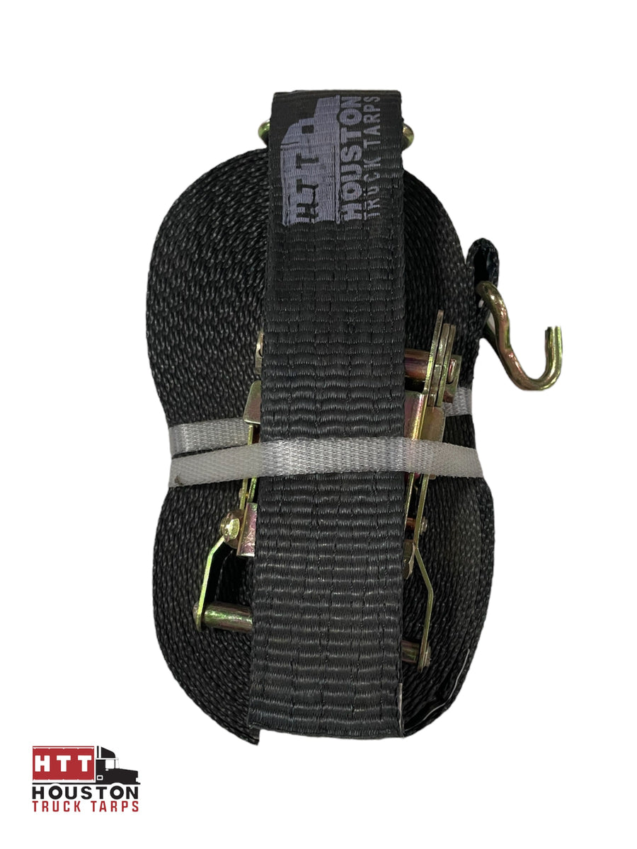 Ridge Strap 2” x 45’ With J-Hook – Houston Truck Tarps