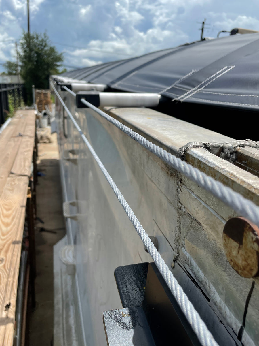 1/4” Galvanized Steel Cable (Per foot) – Houston Truck Tarps